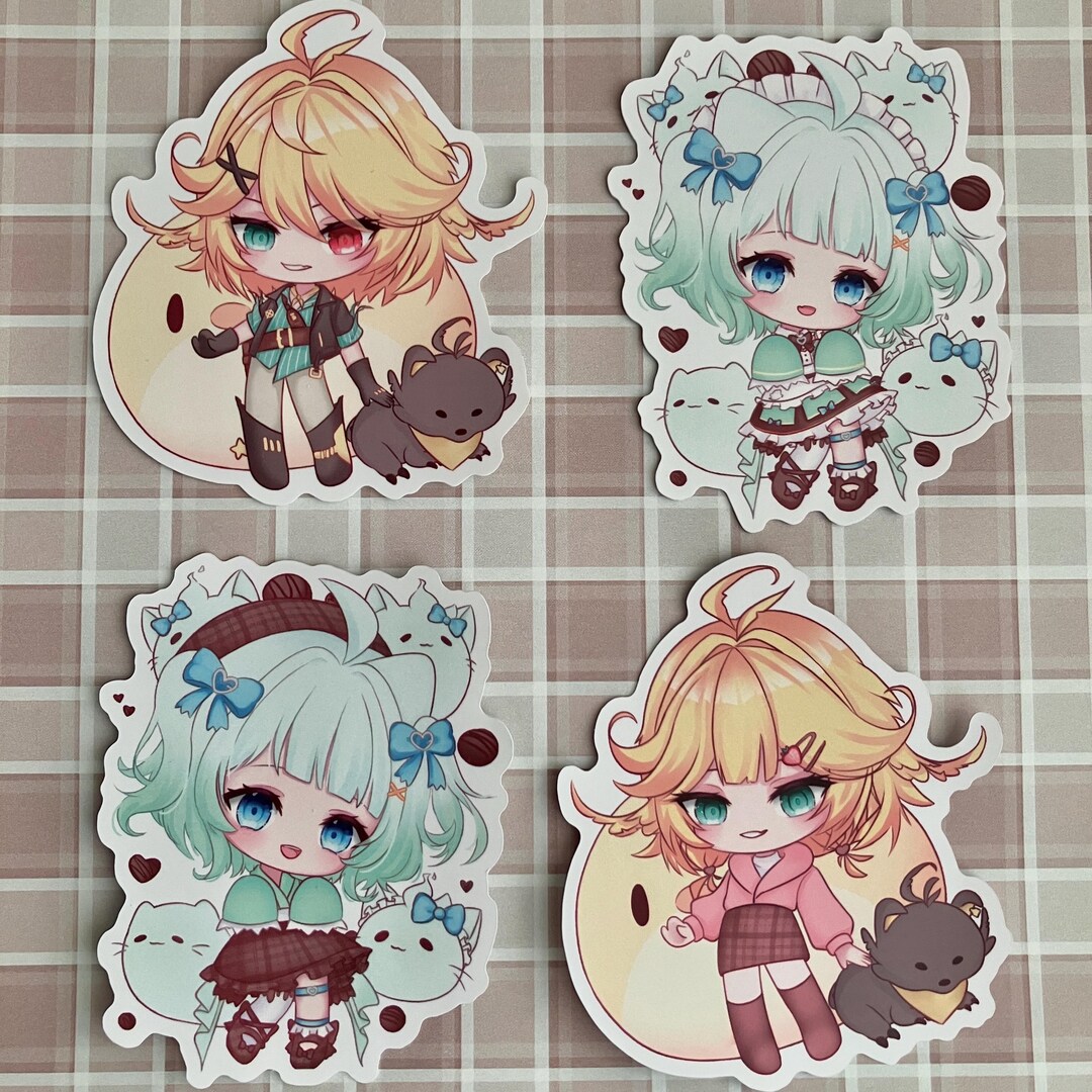 Mint Fantome/dokibird Matte Vinyl Stickers - Etsy