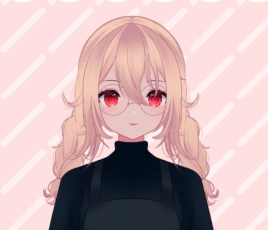 Premade Customizable Half Body Live2d Vtuber Model - Etsy