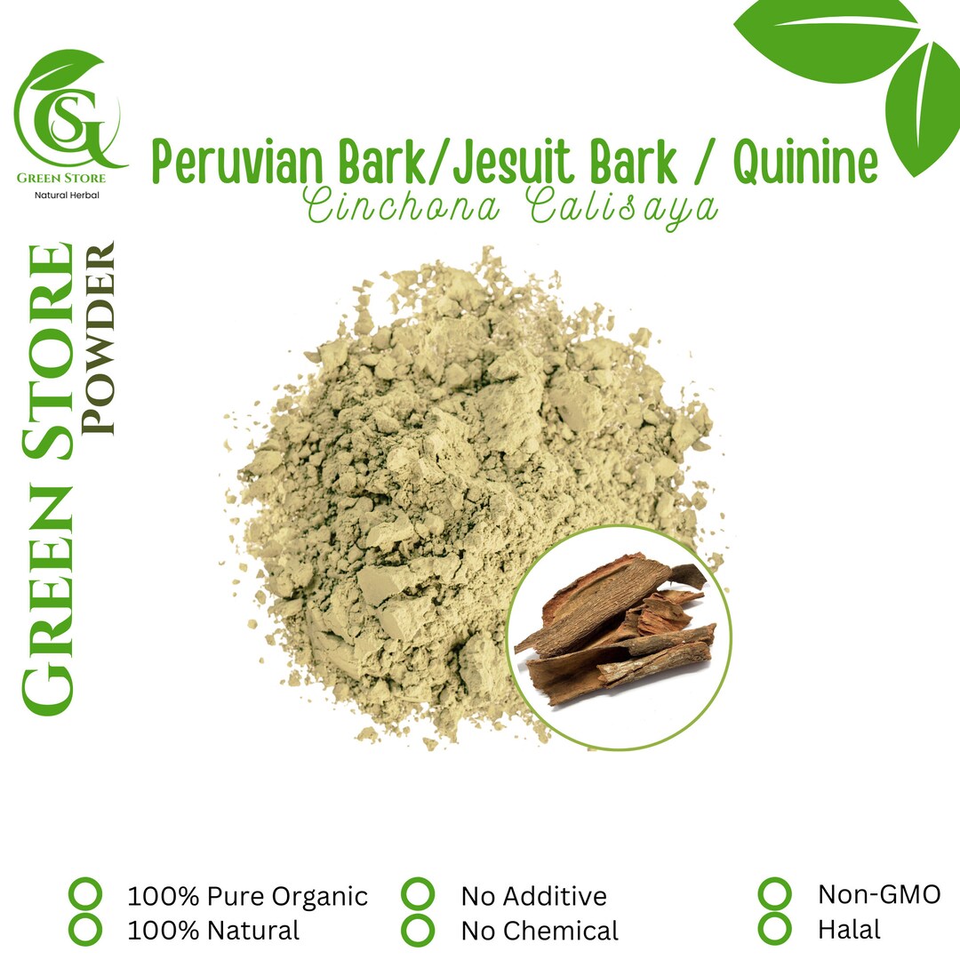 50 G - 500 G Organic Pure Powder of Peruvian Bark Quinine Jesuit Bark ...