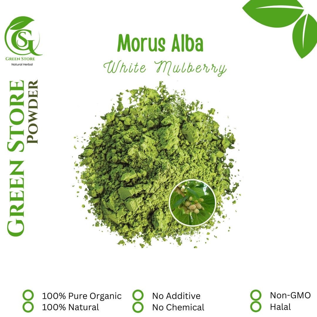 50 G - 500 G Organic Pure Powder of White Mulberry Silkworm Mulberry ...