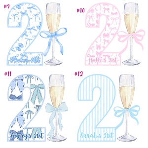 Custom 21st Signs | Digital Prints - Etsy