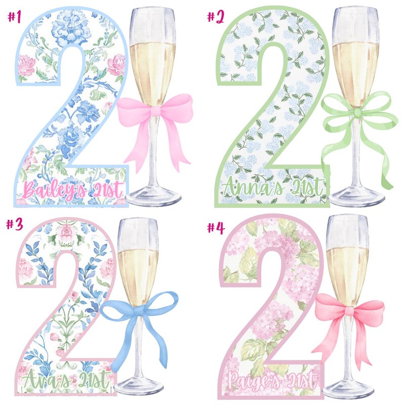 Cute 21st Birthday Signs - Etsy