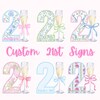 Custom 21st Birthday Sign Digital Download - Etsy UK