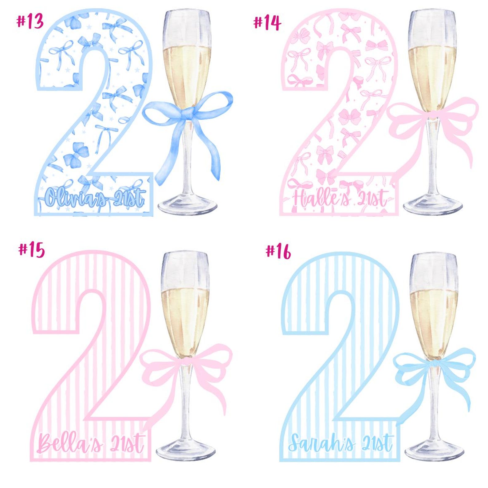 Custom 21st Signs | Digital Prints - Etsy