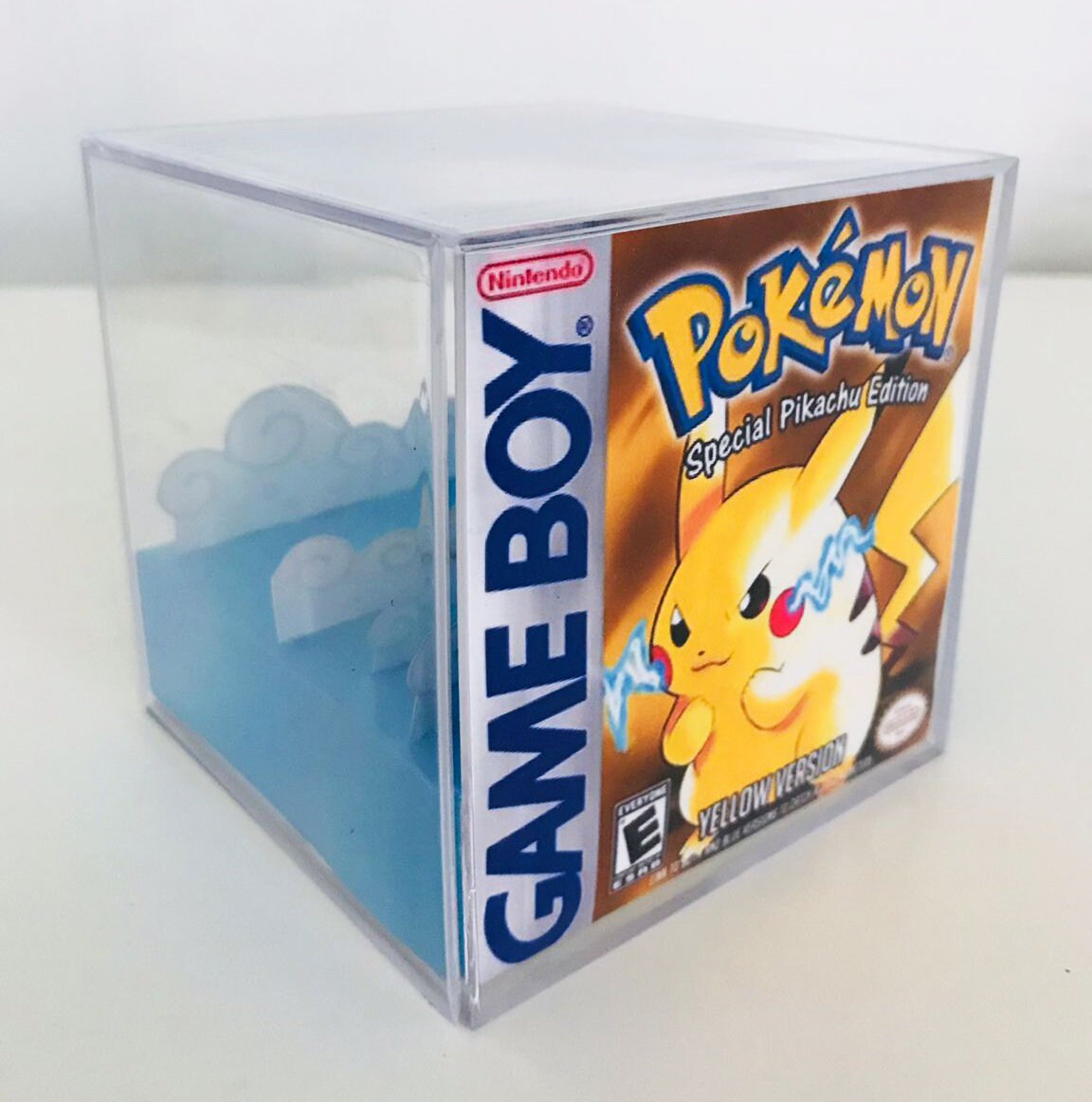 DIY Cube Diorama Template Pikachu Surfing - Etsy