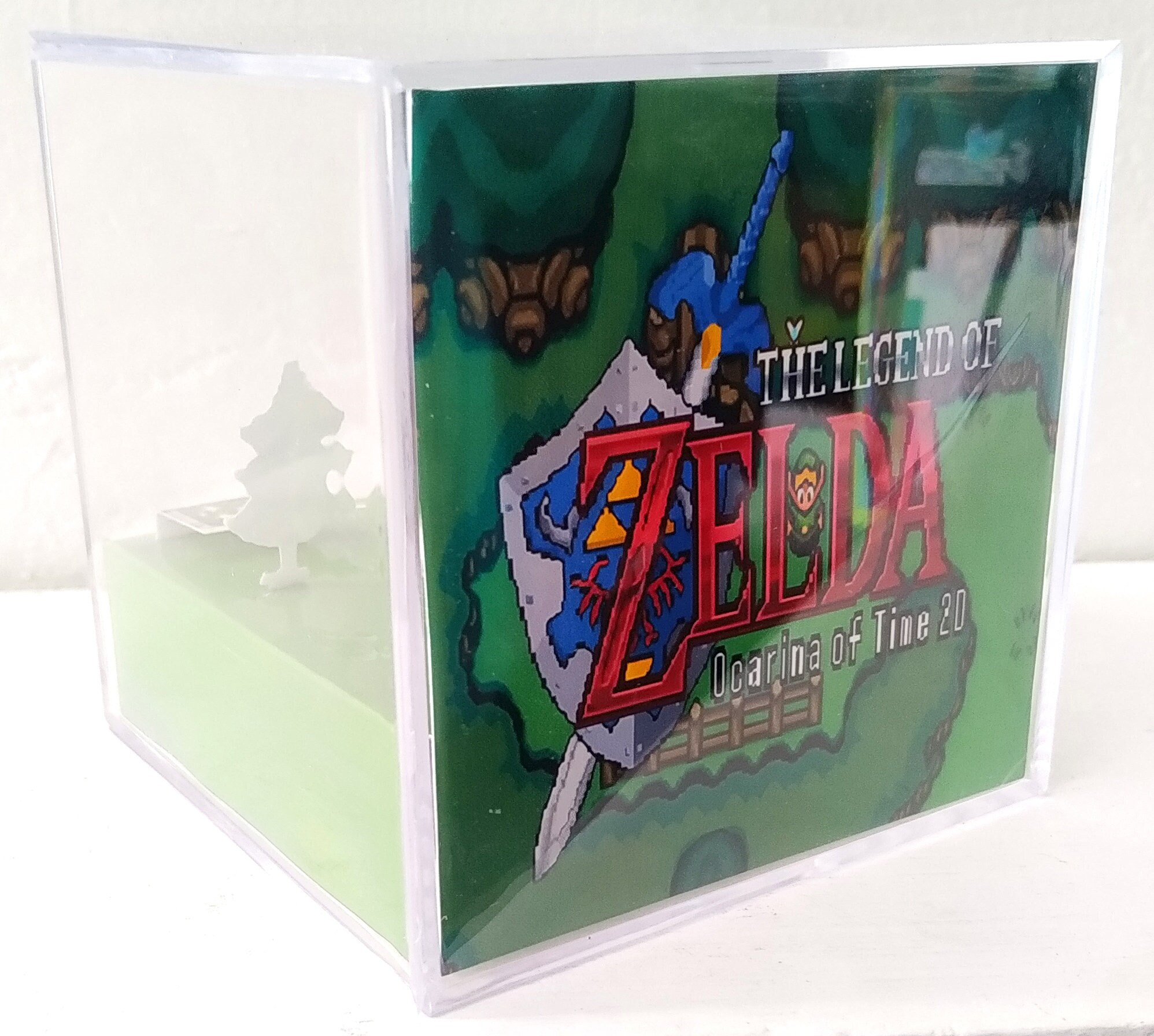DIY Cube Diorama Template Zelda Ocarina of Time 2D - Etsy