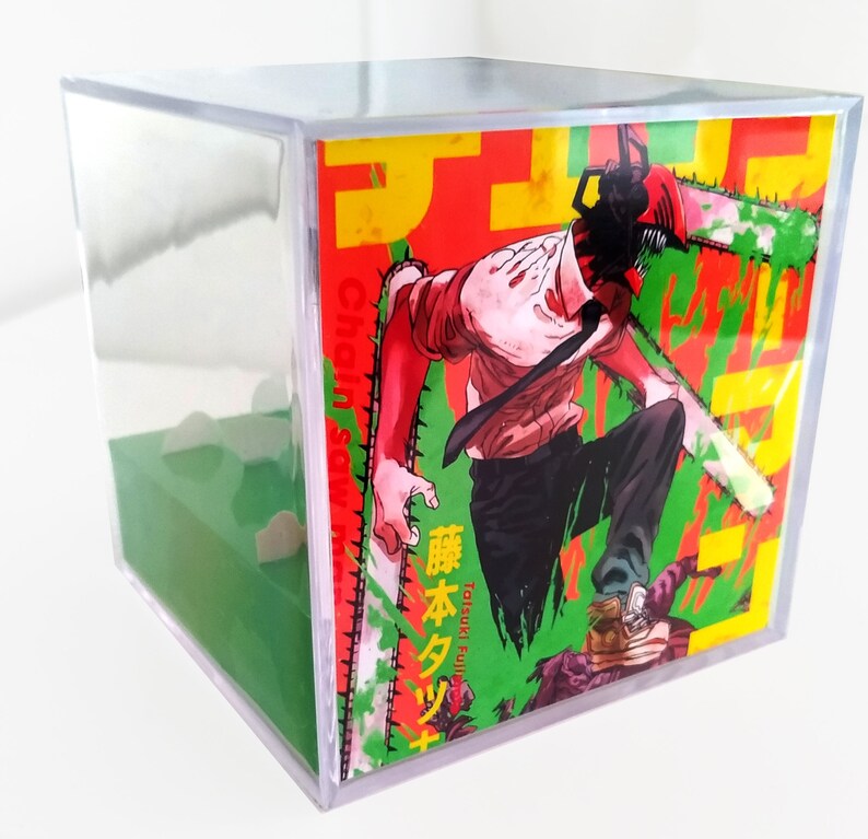 Diorama Cube 3D Chainsaw Man - Etsy