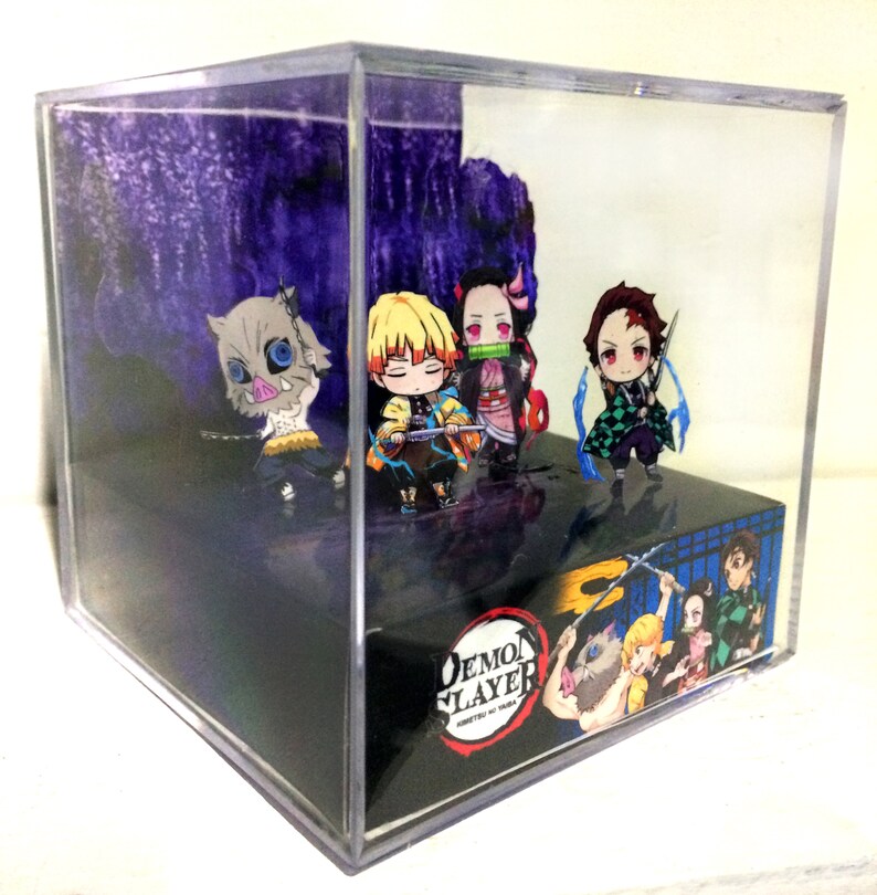 Diorama Cube 3D Demon Slayer - Etsy