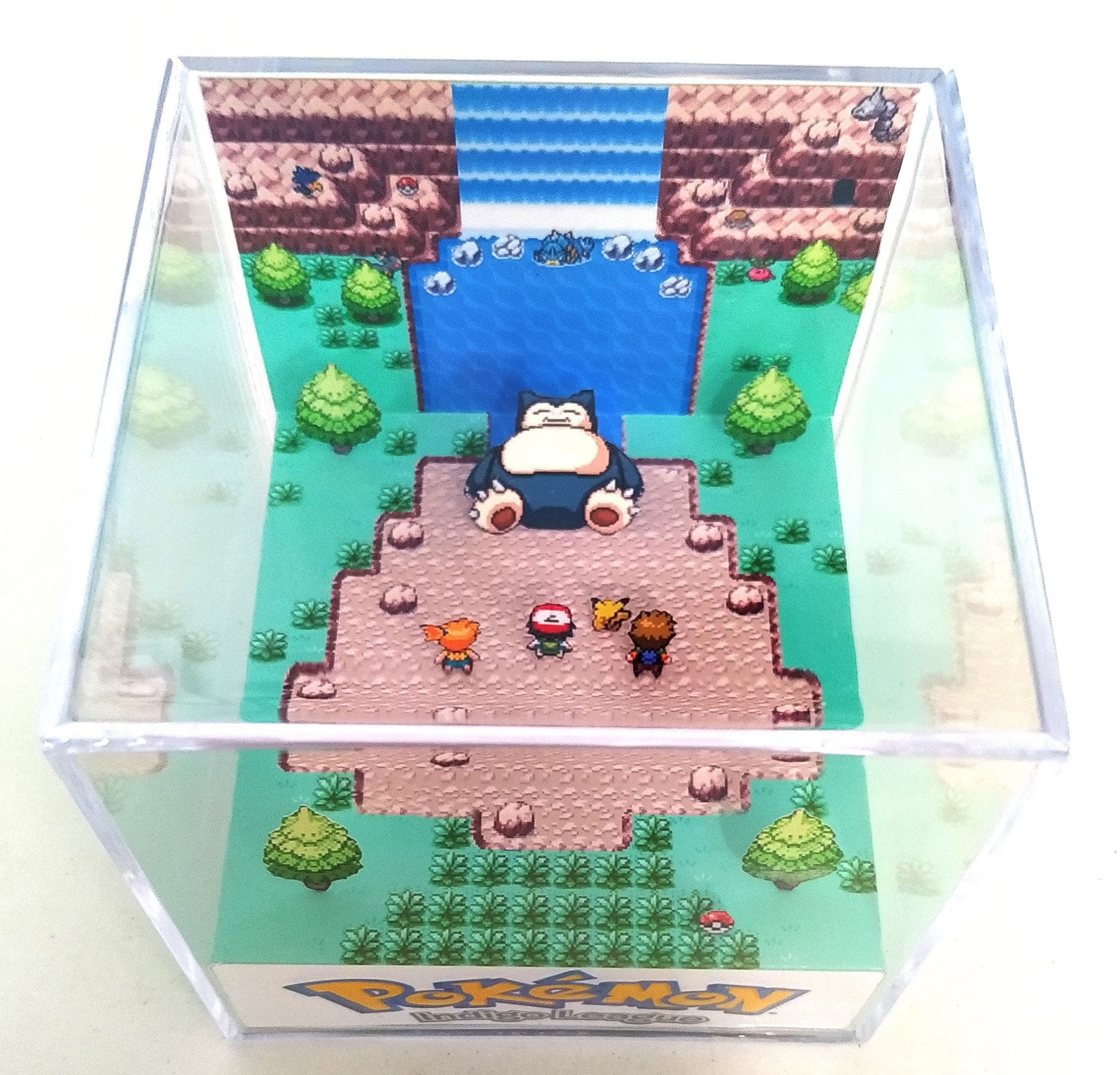 Diorama Cube 3D Pokemon Snorlax - Etsy