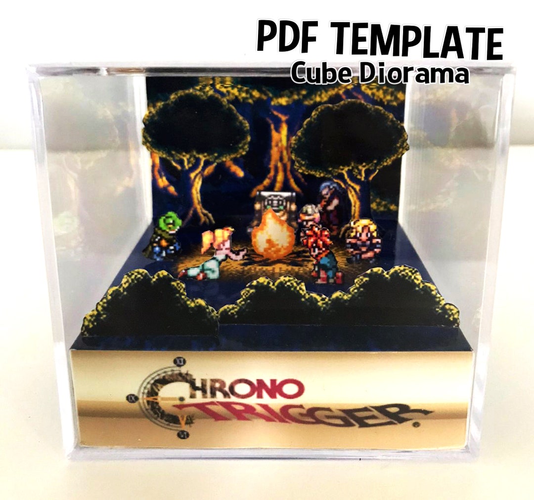 DIY Cube Diorama Template - Chrono Trigger - Etsy