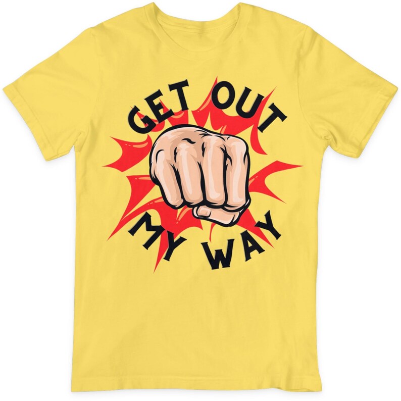Fist Punch PNG, Get Out My Way Png, Comic Png, Fist Bump Sublimation ...