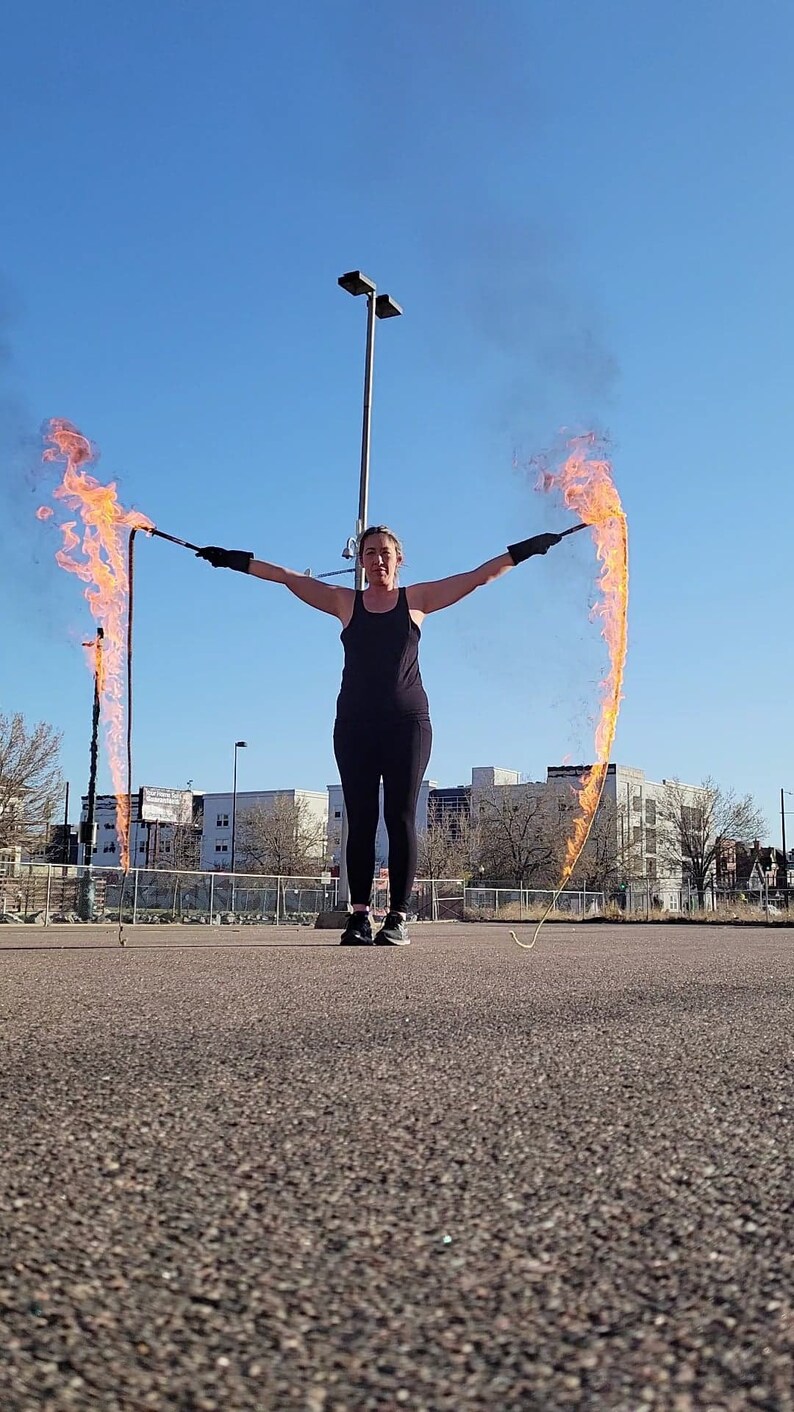 Performance Fire Whip - Etsy