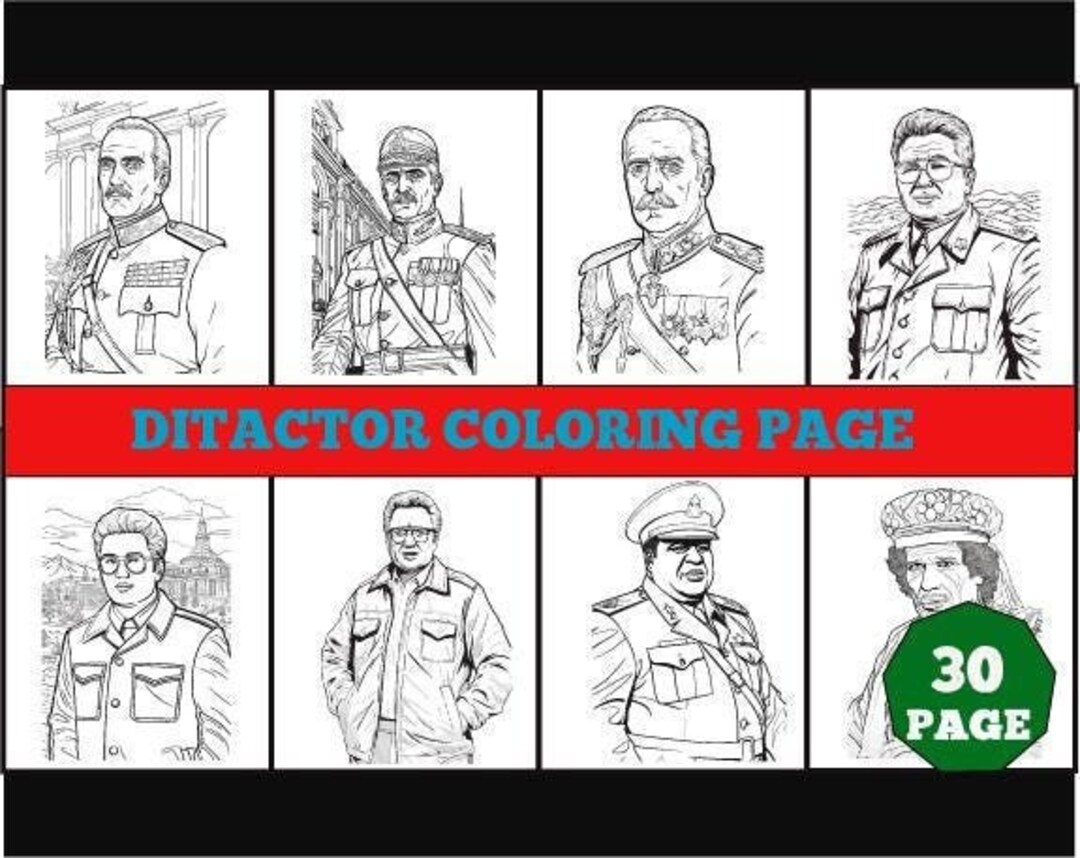 All Former Prime Minister of Coloring Page - Etsy