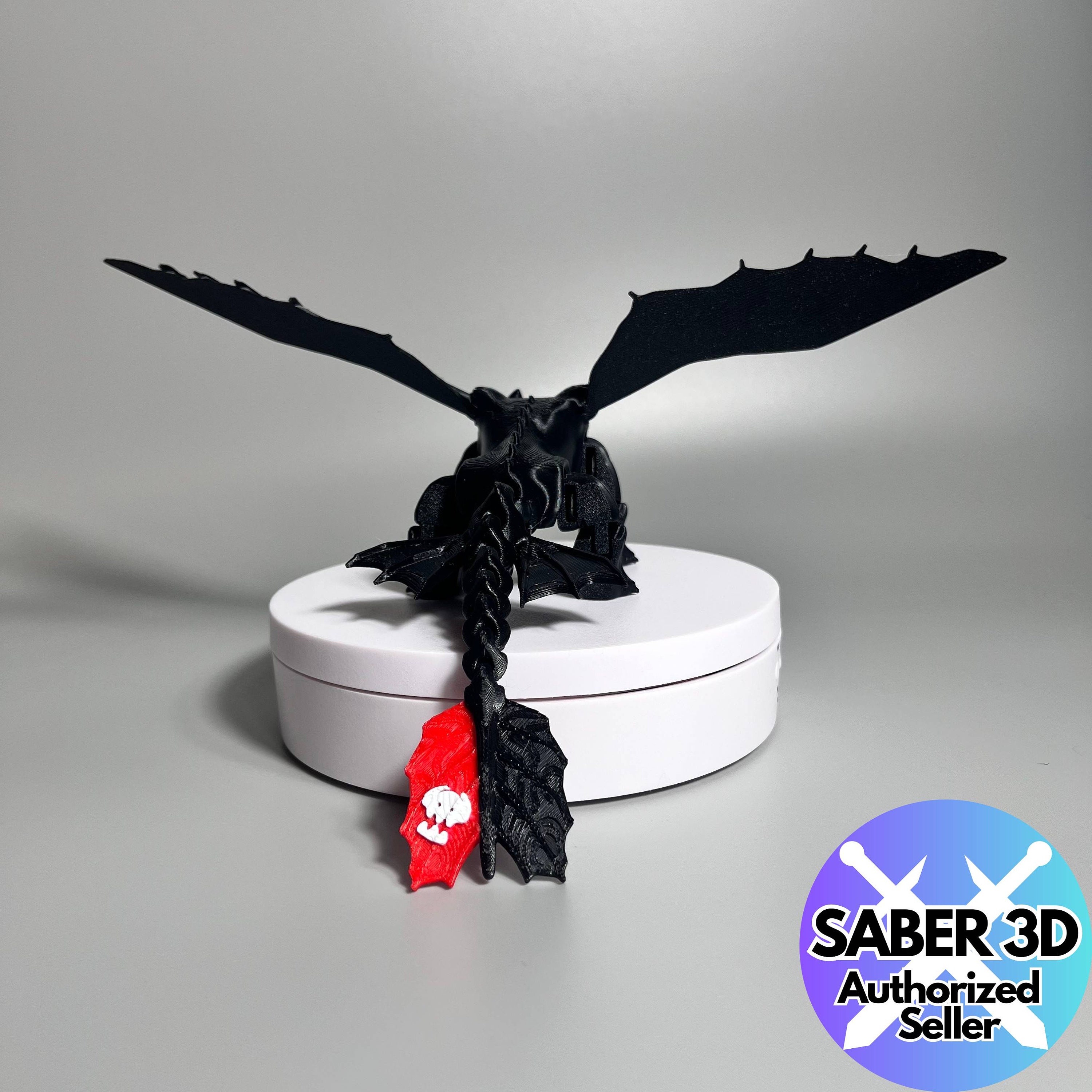Articulated Toothless & Light Fury Combo Lot 3D Printed Night - Etsy UK