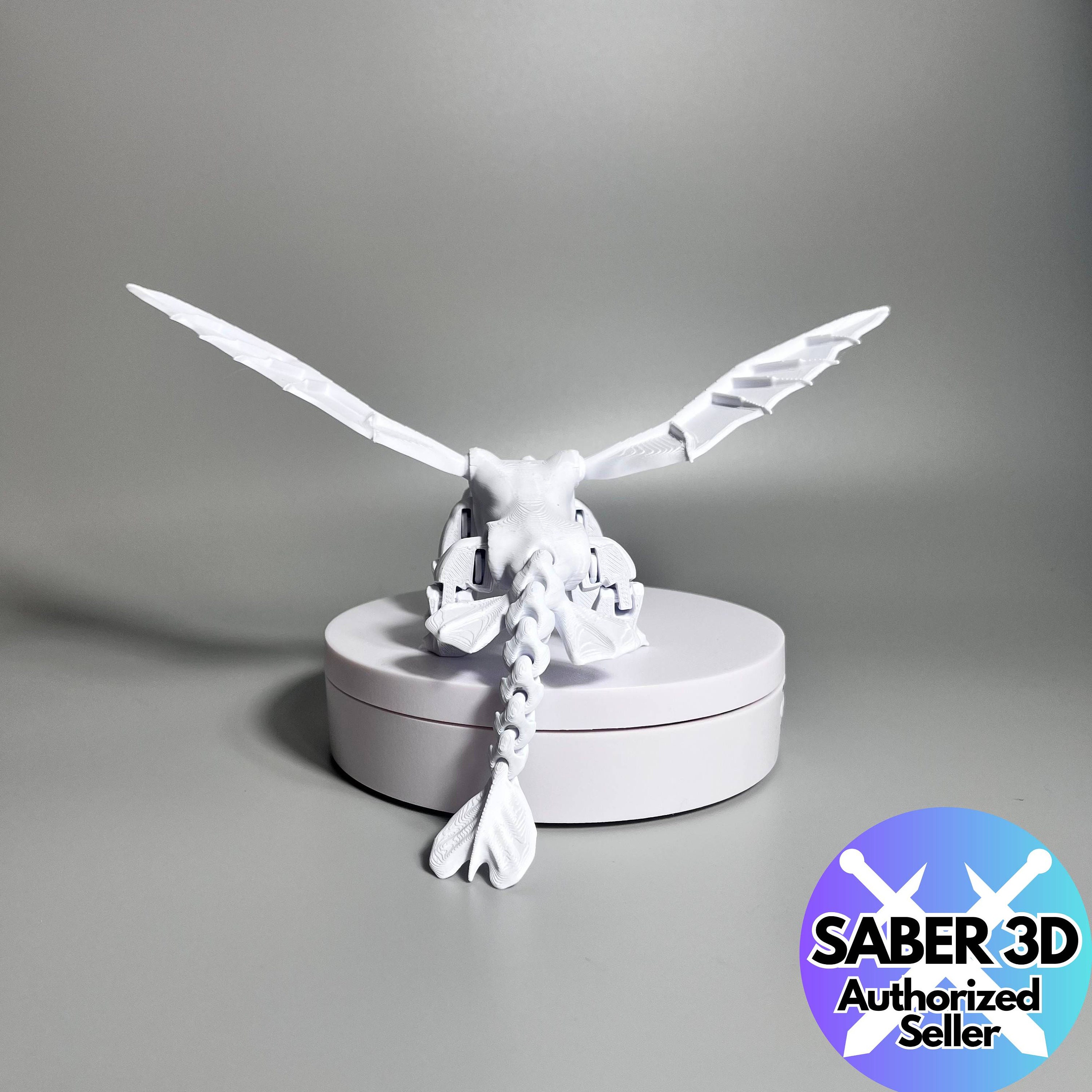 Articulated Toothless Girlfriend 3D Printed Light Fury - Etsy