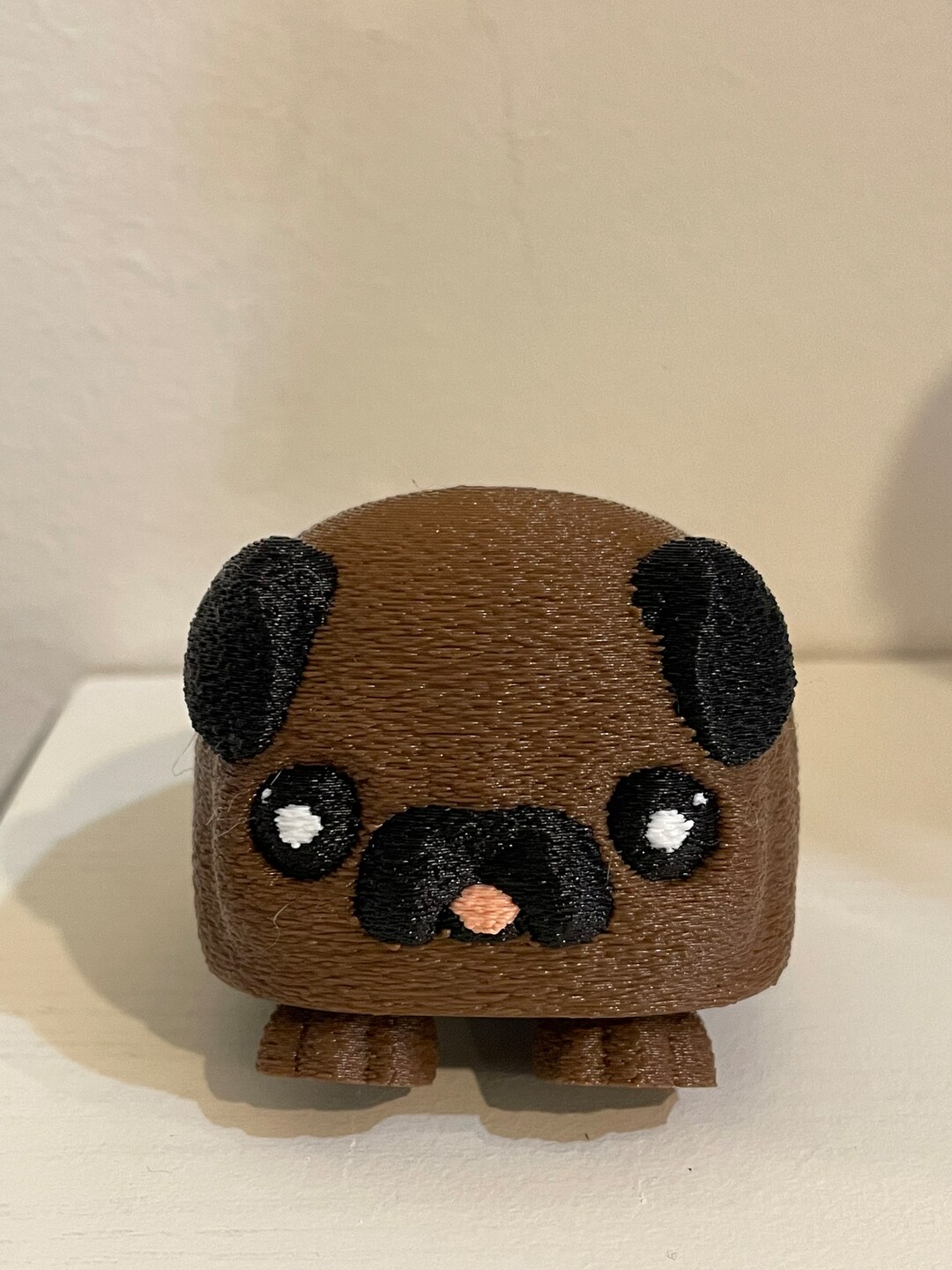 Adorable Footling Pug 3D Printed - Etsy