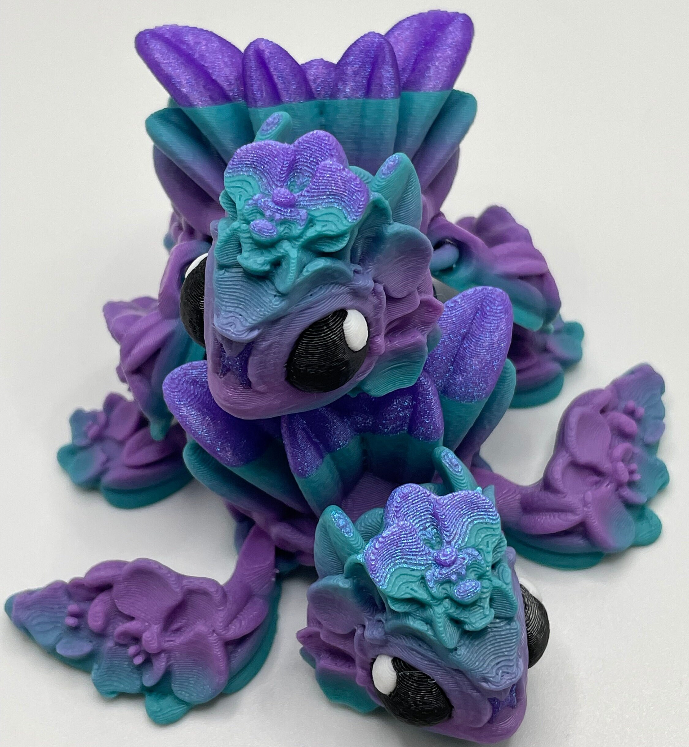Orchid Turtle 3D Printed Articulated - Etsy