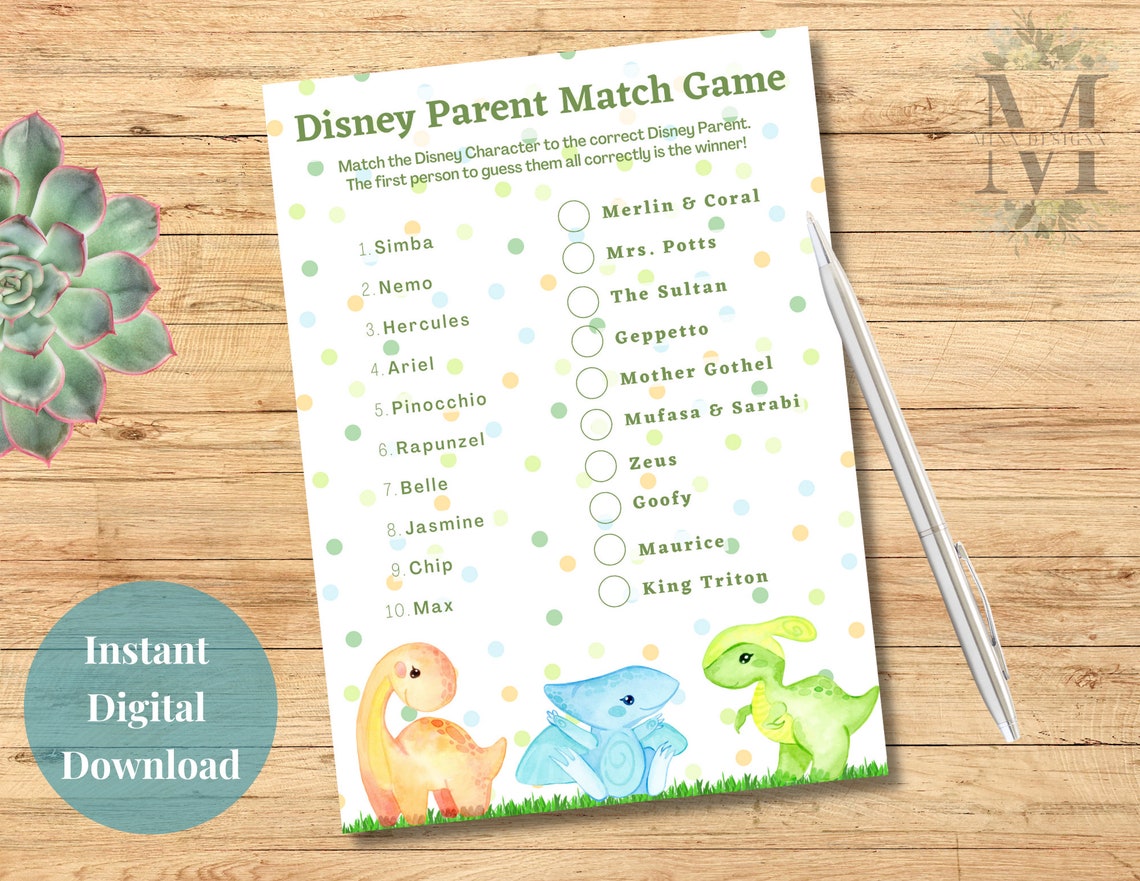 Bundle of Dinosaur Baby Shower Games Dinosaur Shower - Etsy
