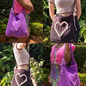 Love Bag Crochet Written Pattern - Etsy