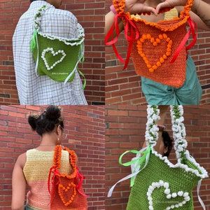 Love Bag Crochet Written Pattern - Etsy