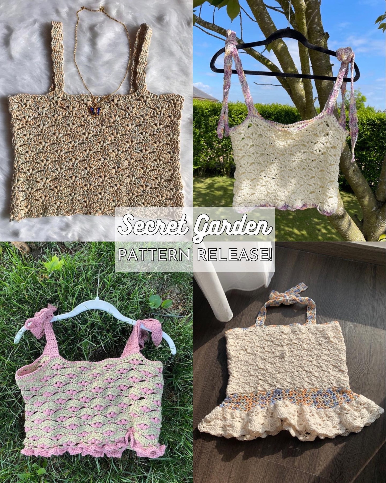 Secret Garden 4-in-1 Crochet Written Pattern - Etsy