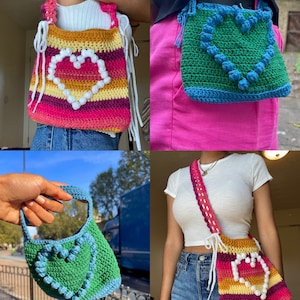 Love Bag Crochet Written Pattern - Etsy