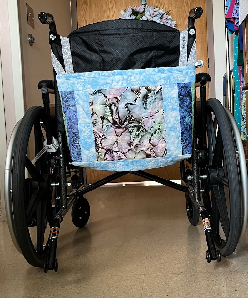 Wheelchair or Walker Bag (extra Wide) - Etsy