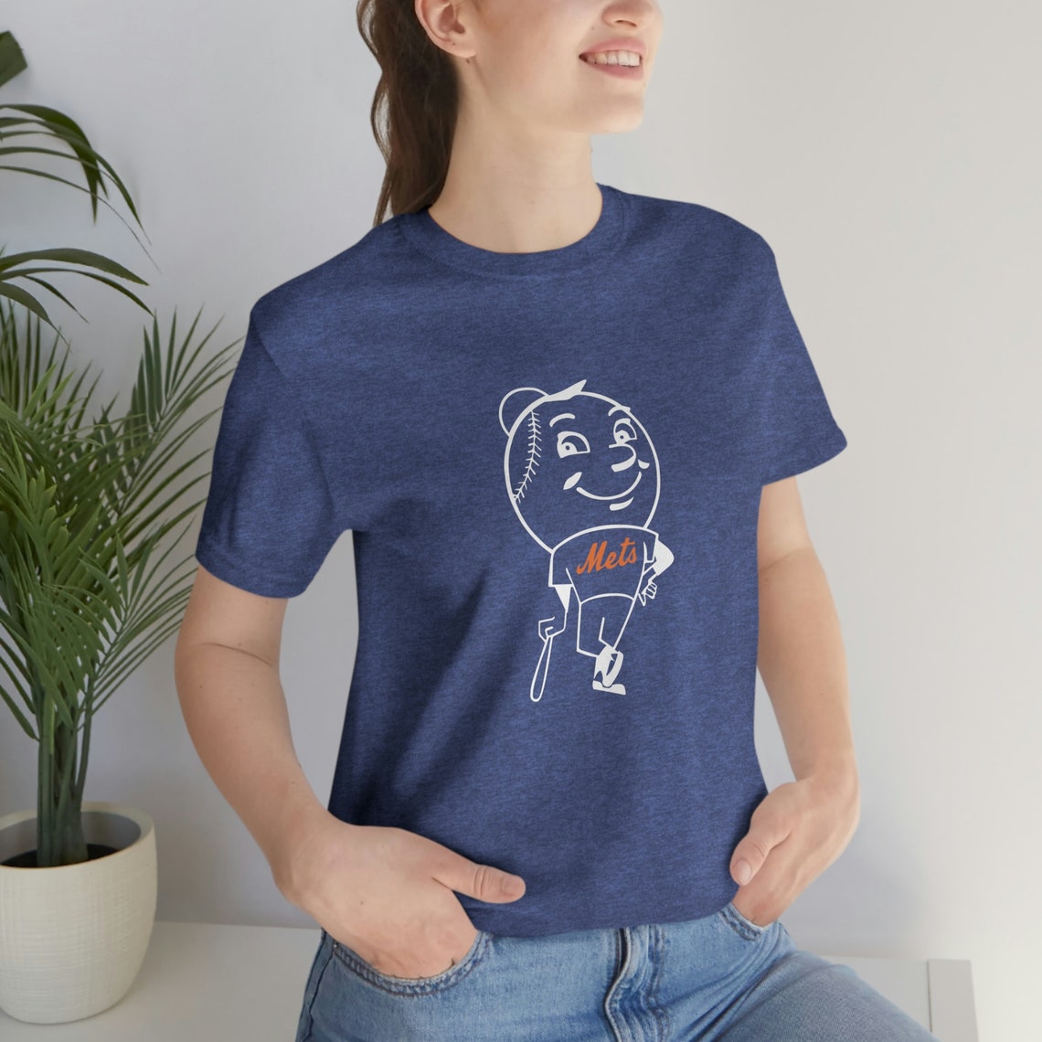NY Mets Shirt Throwback Mr Met Custom Tee mr Met Shirt - Etsy