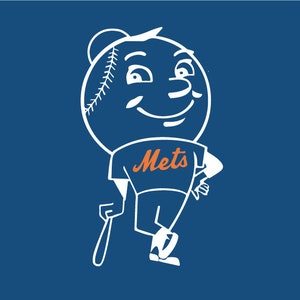 NY Mets Shirt throwback Mr Met Custom Tee Mr Met Shirt - Etsy
