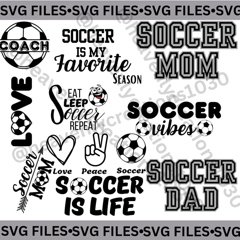 Soccer Svg Bundle Soccer Png Bundle Soccer Player Svg Bundle Soccer ...