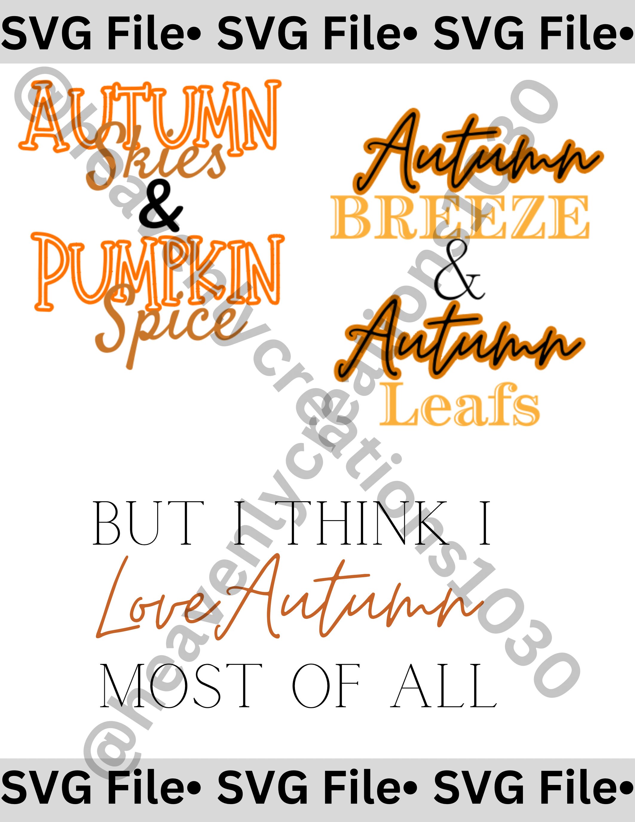 Fall Svg Fall Svg Bundle Hand Lettered Autumn Svg Thanksgiving Svg ...