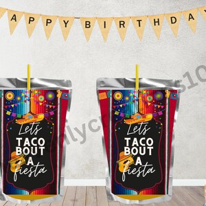 Mexican Fiesta Chip Bag Wrapper Fiesta Birthday Favors - Etsy