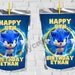 Sonic Party Supplies, Chip Bag Labels Printable Sonic Birthday Template ...