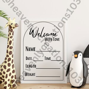 Round Baby Announcement Sign Svg, Baby Announcement Svg, Baby Photo ...