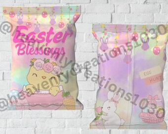Chips Bags Easter, Printable Easter Chips Bags, Printable Easter Party ...