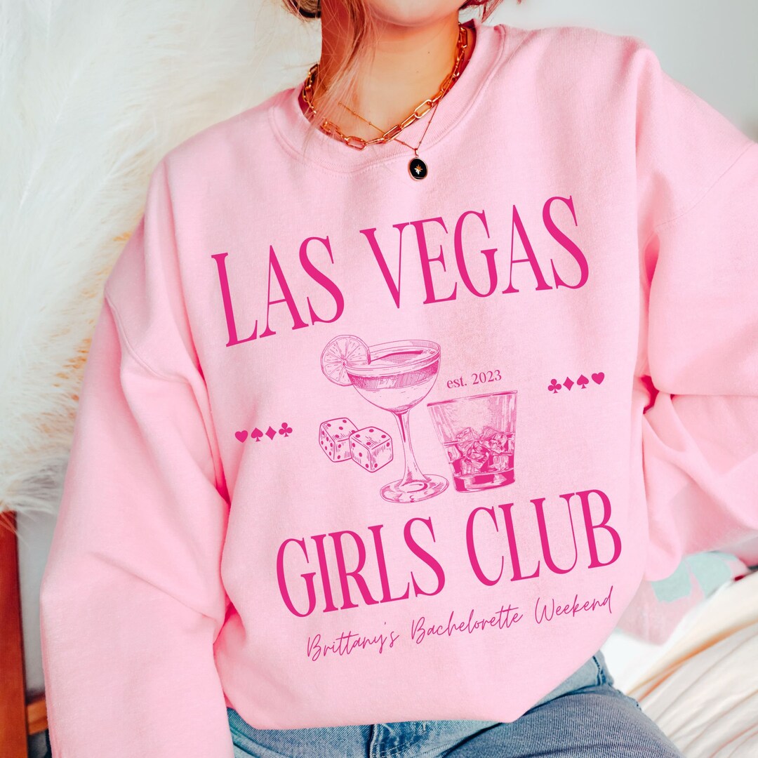 Custom Vegas Bachelorette Sweatshirt, Vegas Bach Shirts, Las Vegas ...