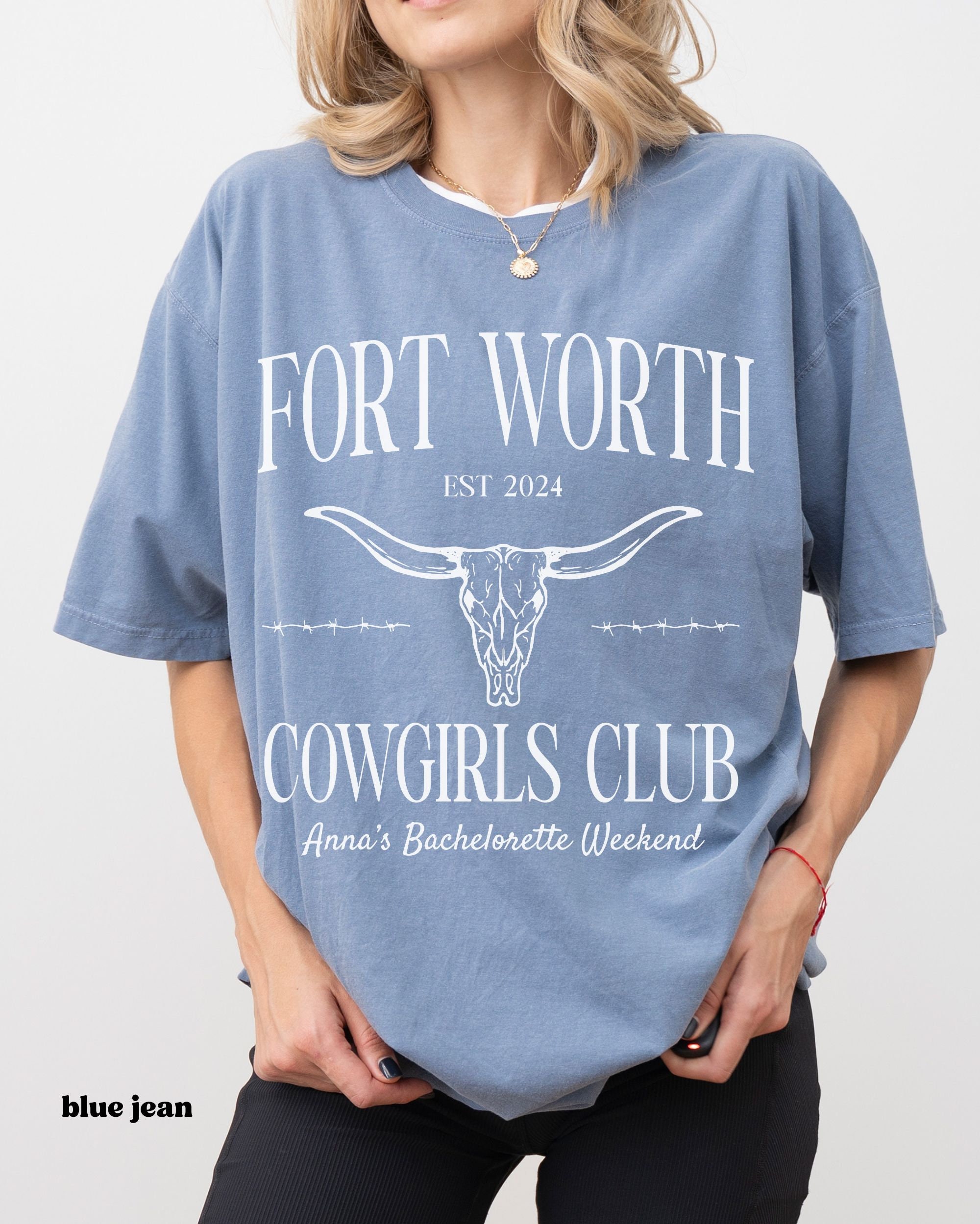 Custom Fort Worth Bachelorette Party Shirts, Comfort Colors Texas ...
