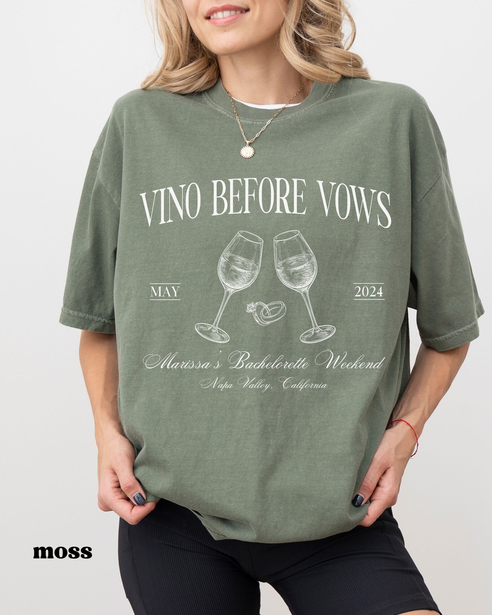 Custom Winery Bachelorette Party Shirts, Napa Valley Trip Custom ...