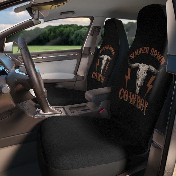Buy Bull Skull Universal Car Seat Covers for Vehicle Western Aesthetic Car Accessories for Women Cute Country Girl Seat Covers for Cars Online in India Etsy