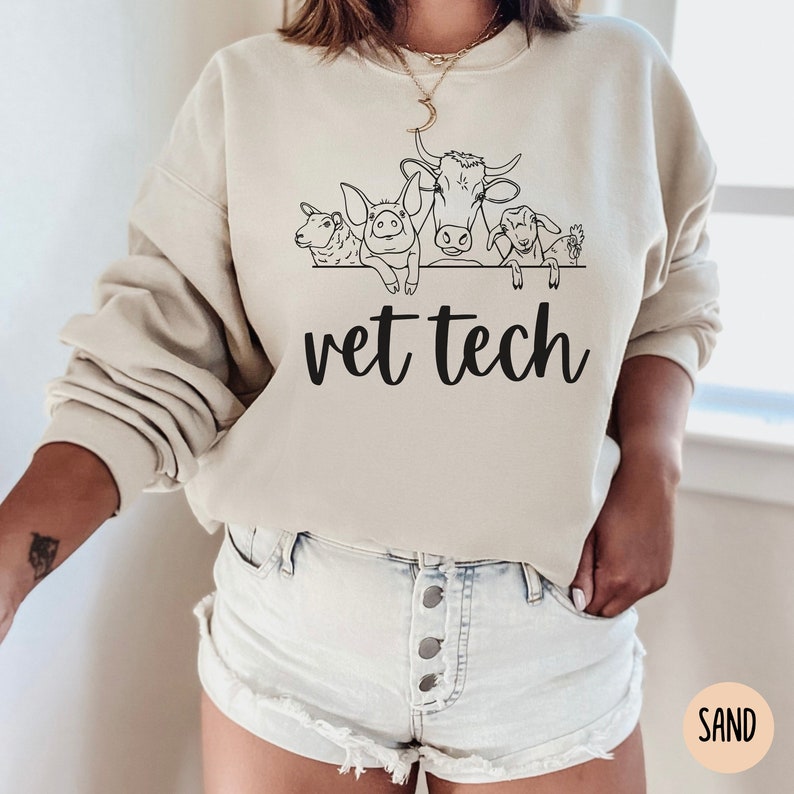 Vet Tech Sweatshirts Vet Tech T Shirt Vet Tech Gift Gift - Etsy