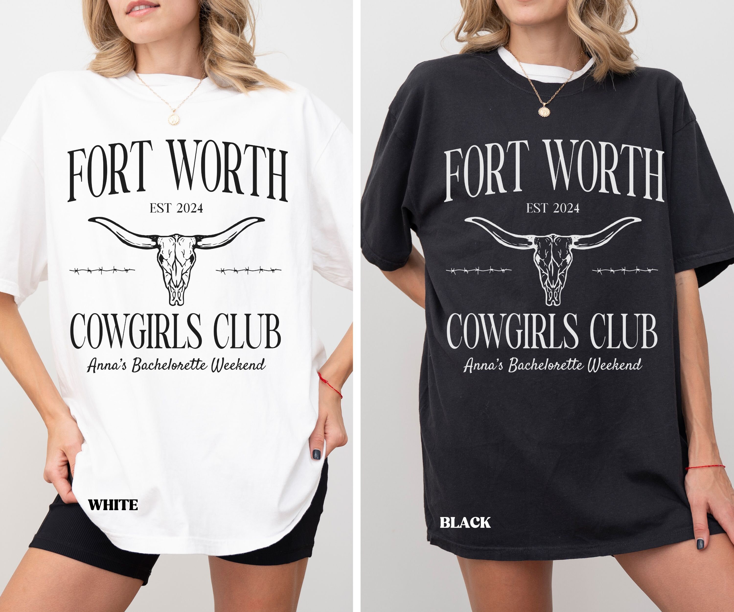 Custom Fort Worth Bachelorette Party Shirts, Comfort Colors Texas ...