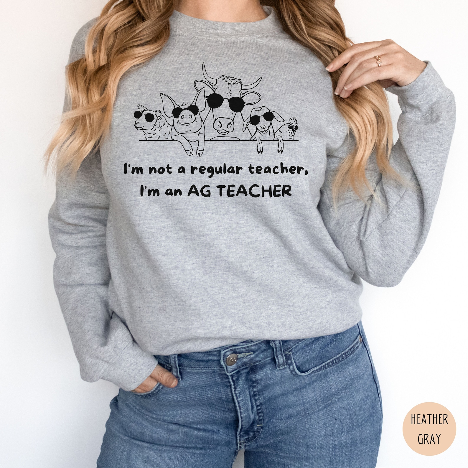 Ag Teacher Sweatshirt, Ag Teacher Tshirts, Agriculture Shirts for Women ...