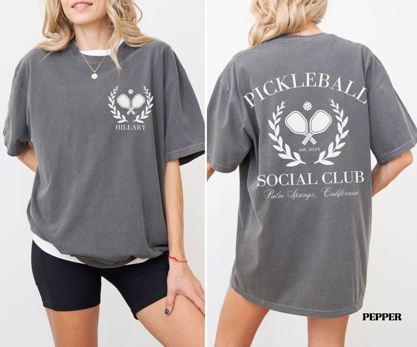Custom Pickleball League Tshirt, Pickleball Social Club, Pickleballer ...