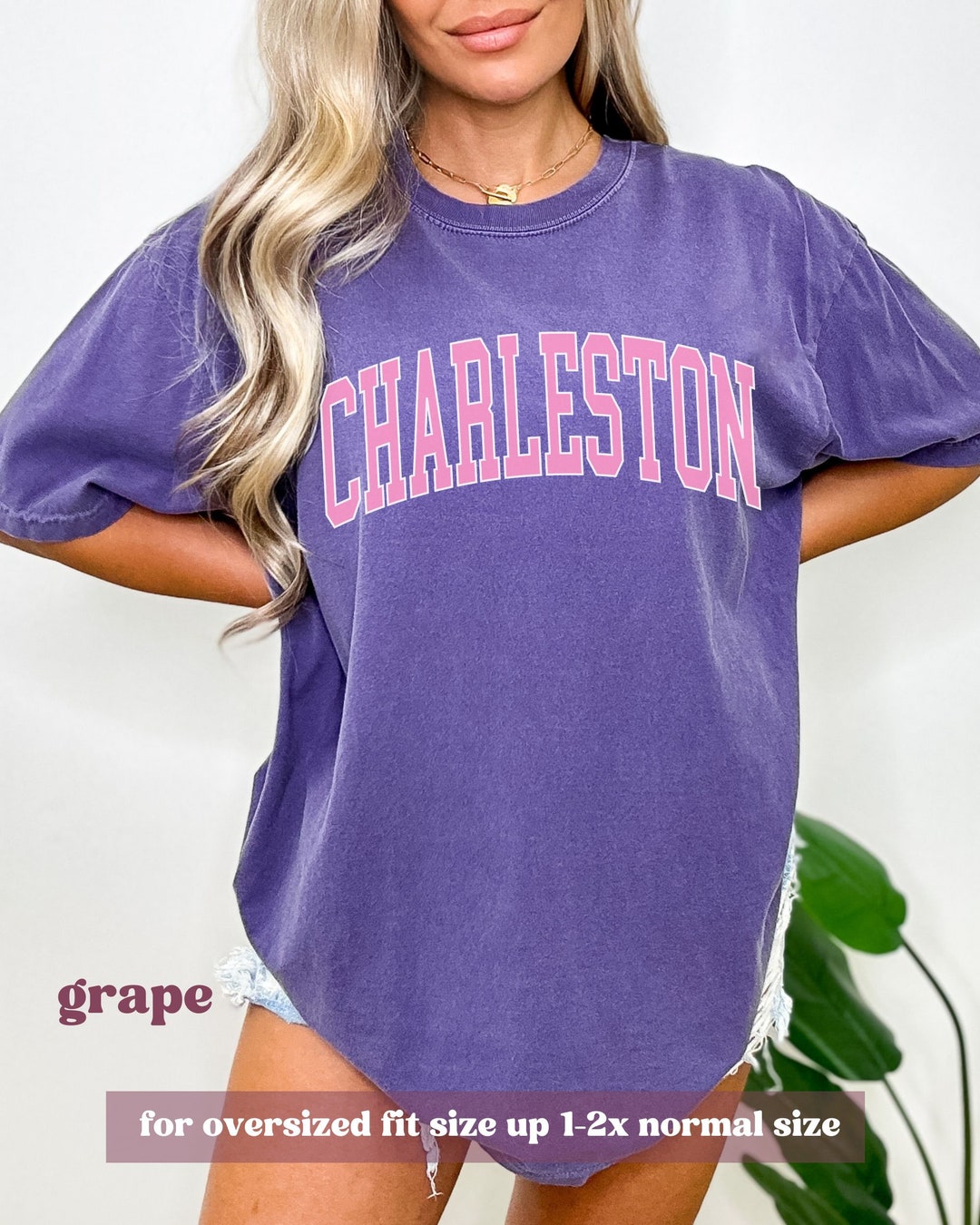Charleston Shirt Vsco Girl Oversized Shirts Coconut Girl - Etsy
