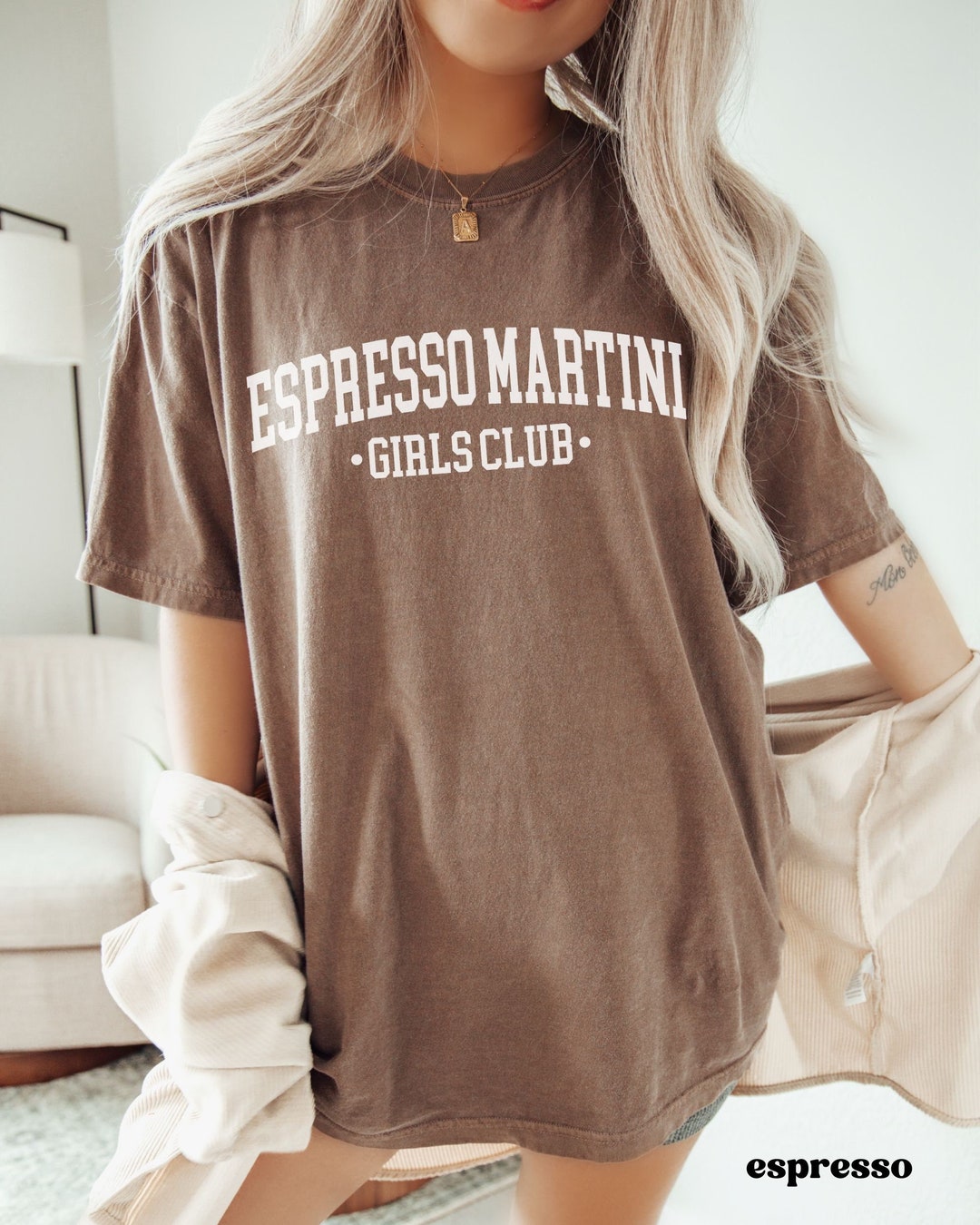 Espresso Martini Tee, Girls Club Custom Bachelorette Party Favors ...