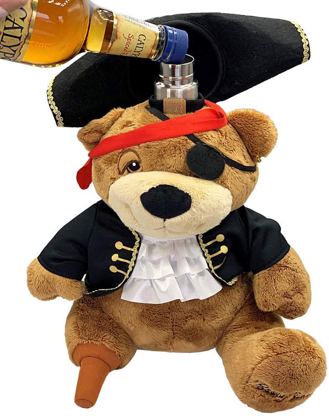 Boozy Bear Nubby the Pirate Your Buzzed Teddy Bear Buddy With a Hidden ...