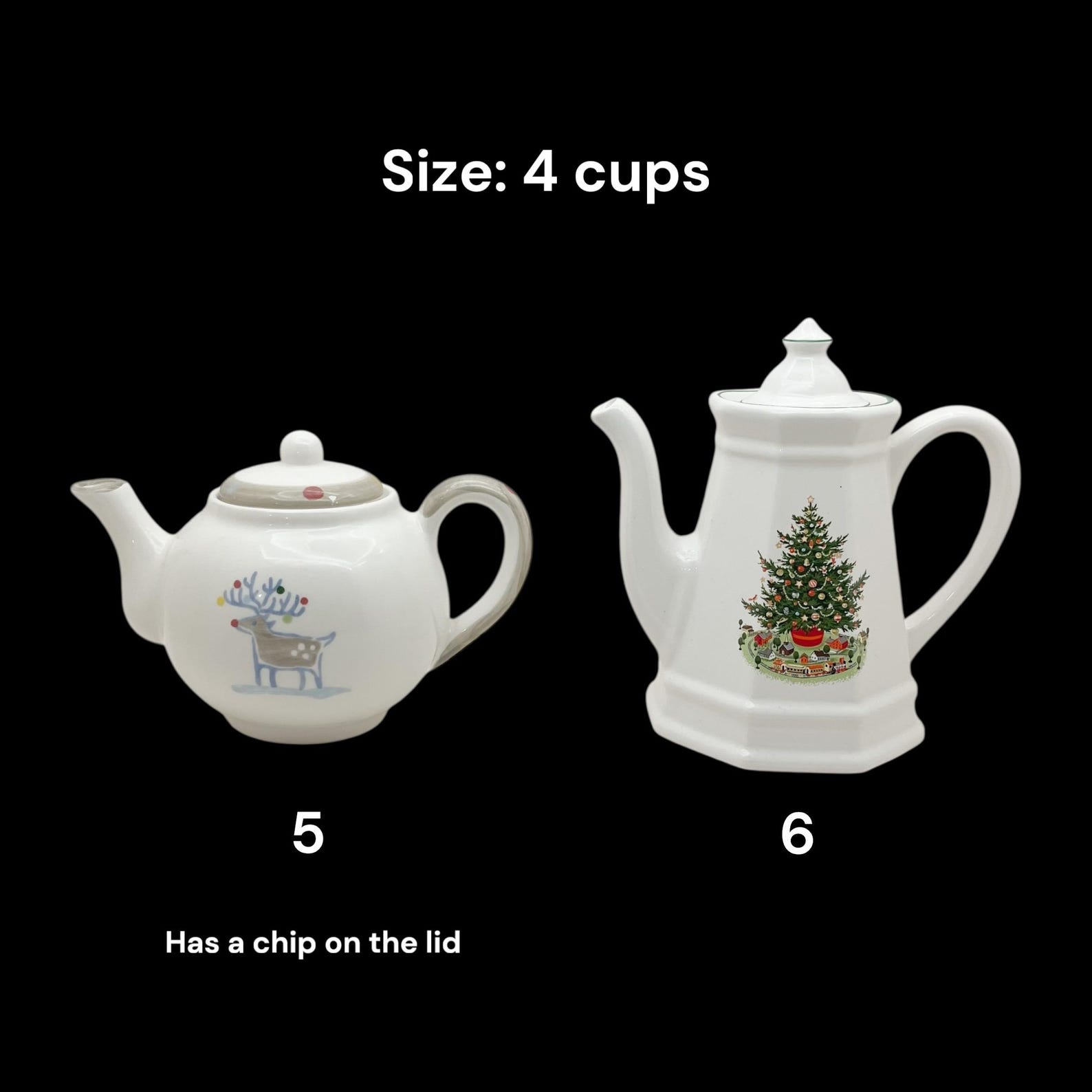 Christmas Teapots | Vintage Teapots | Holiday Teapots | Tea Party ...
