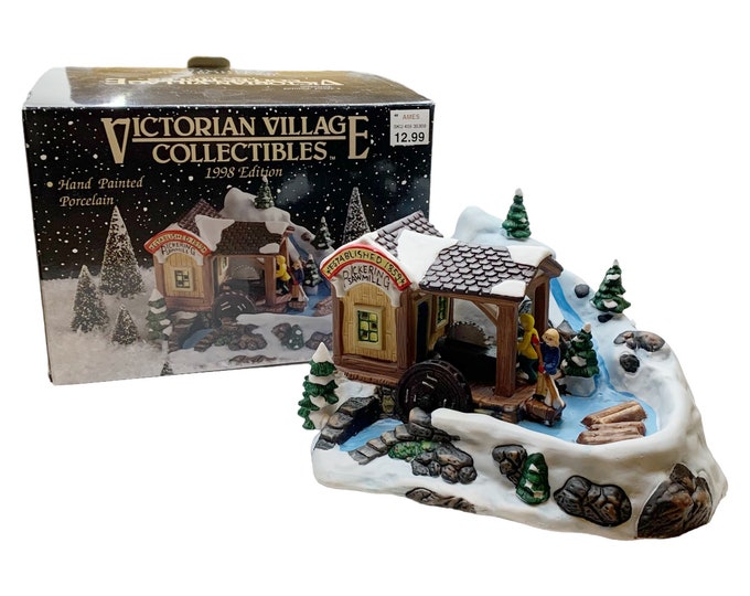 Victorian Village Collectibles the Old Towne Saw Mill | Christmas ...
