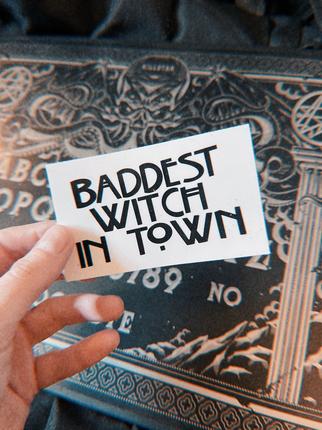 Baddest Witch in Town AHS Inspired Sticker, American Horror Story Coven ...