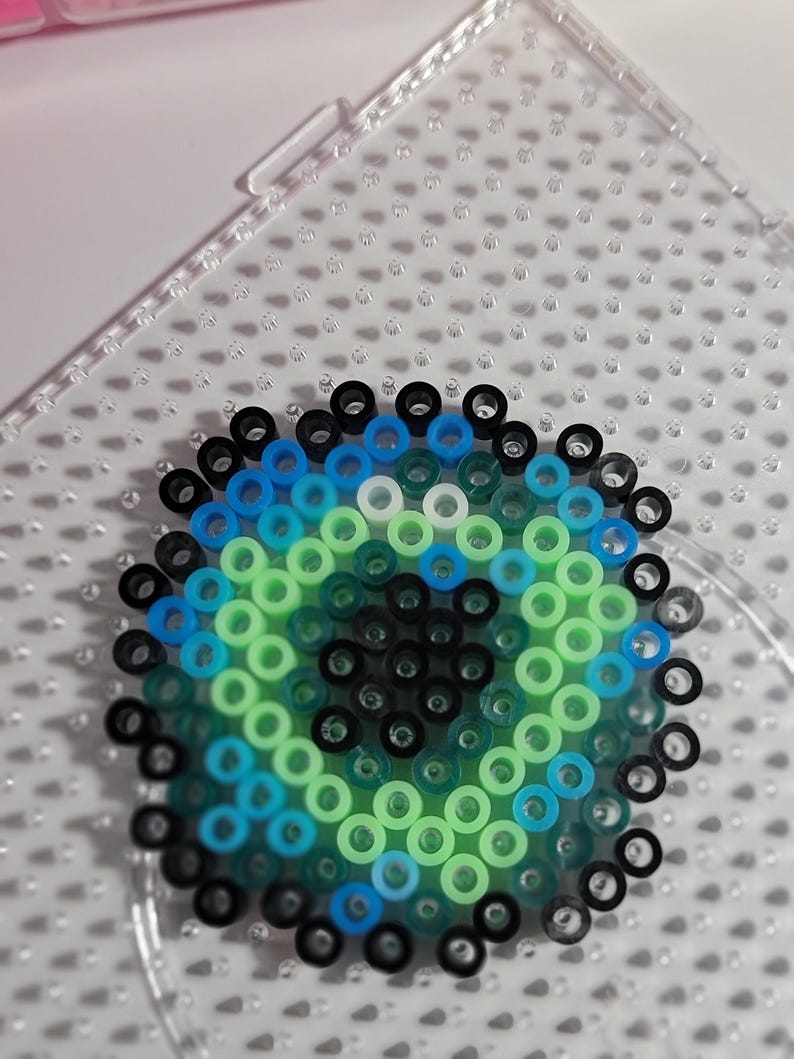 Ender Pearl Perler Beads | Pixel Art | Minecraft Pixel Art - Etsy